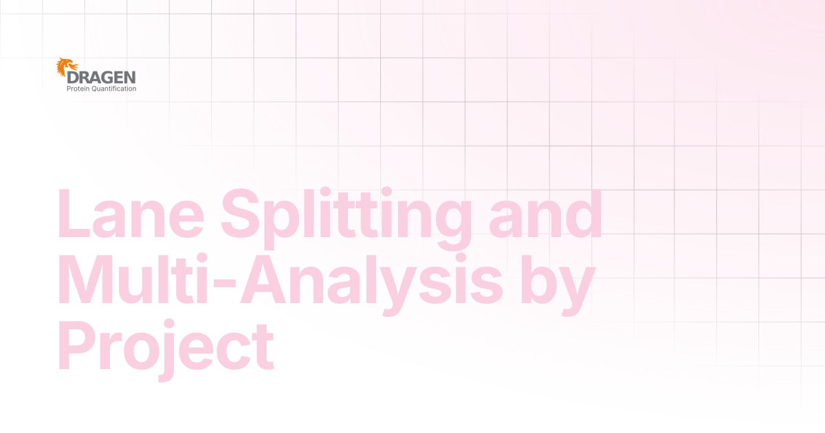 Lane Splitting and Multi-Analysis by Project | Multiomics Software