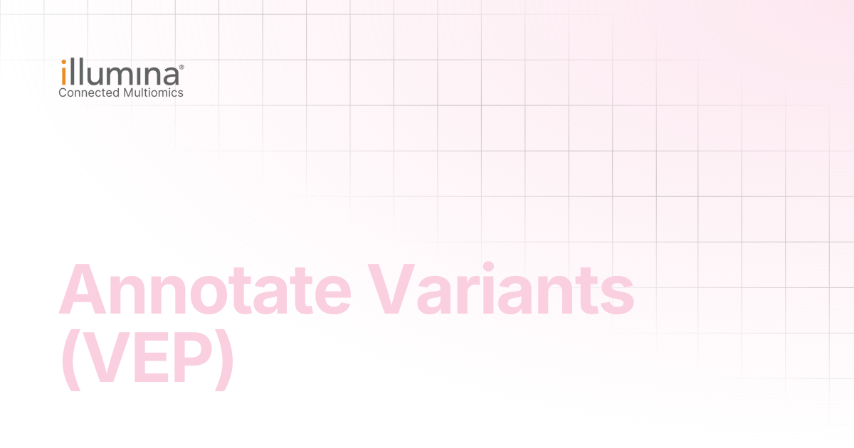 Annotate Variants (VEP) | Multiomics Software