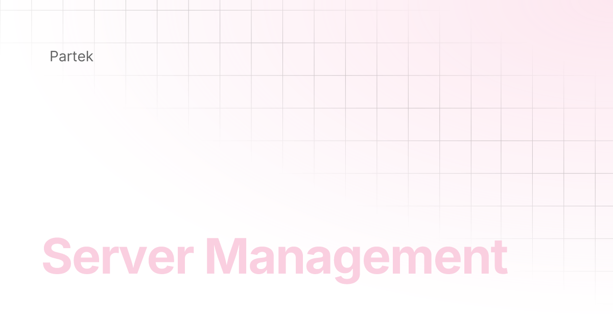 Server Management | Multiomics Software