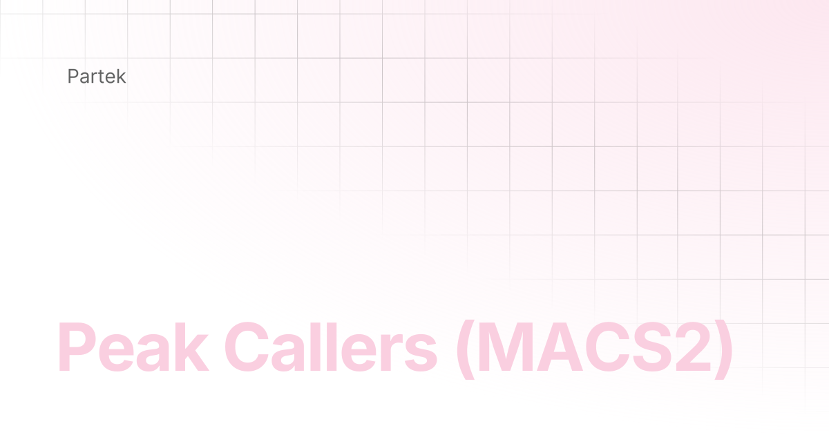 Peak Callers (MACS2) | Multiomics Software