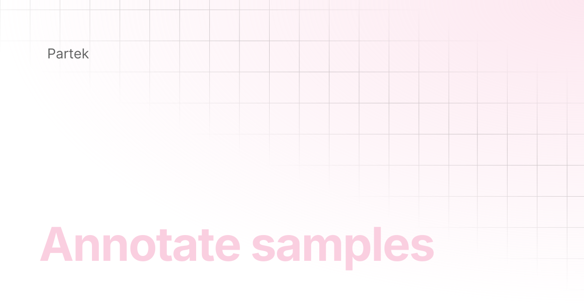 Annotate samples | Multiomics Software