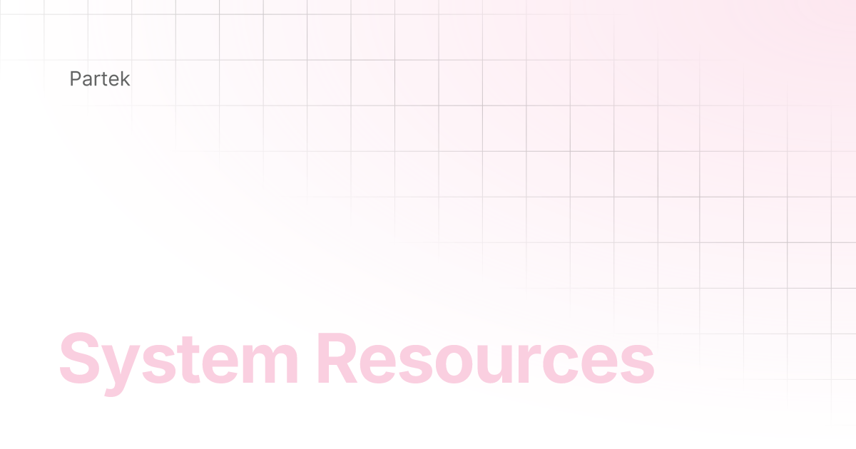 System Resources | Multiomics Software